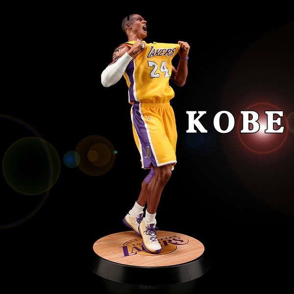 Nba Star Scream Kobe Figure Black Mamba Basketball James Jewelry Limited Edition Gift Model Male ...