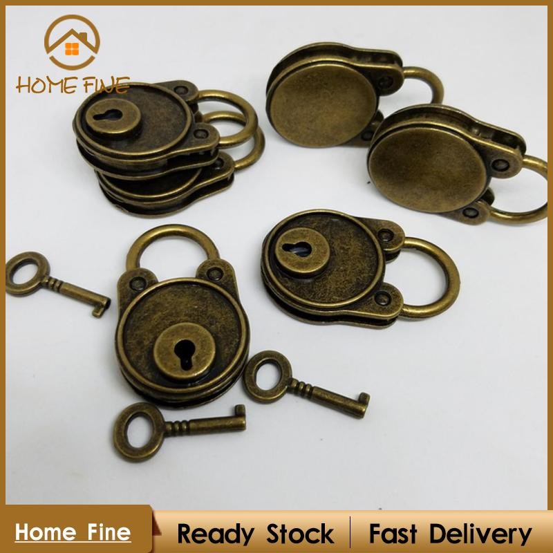 [Katarina_x] Brass PADLOCK 47 มม. Keyed กระเป๋าเดินทางเครื่องประดับ ...