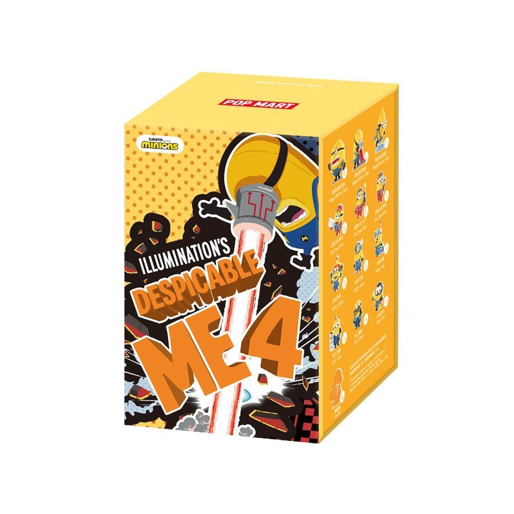 Popmart Bubble Mart Universal Thief Me 4 Series Blind Box Little Yellow ...