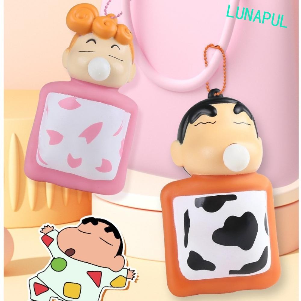 Lunapul Crayon Shin-chan ของเล่นบีบ, Spit Bubble Sleeping Shin-chan จี้ ...