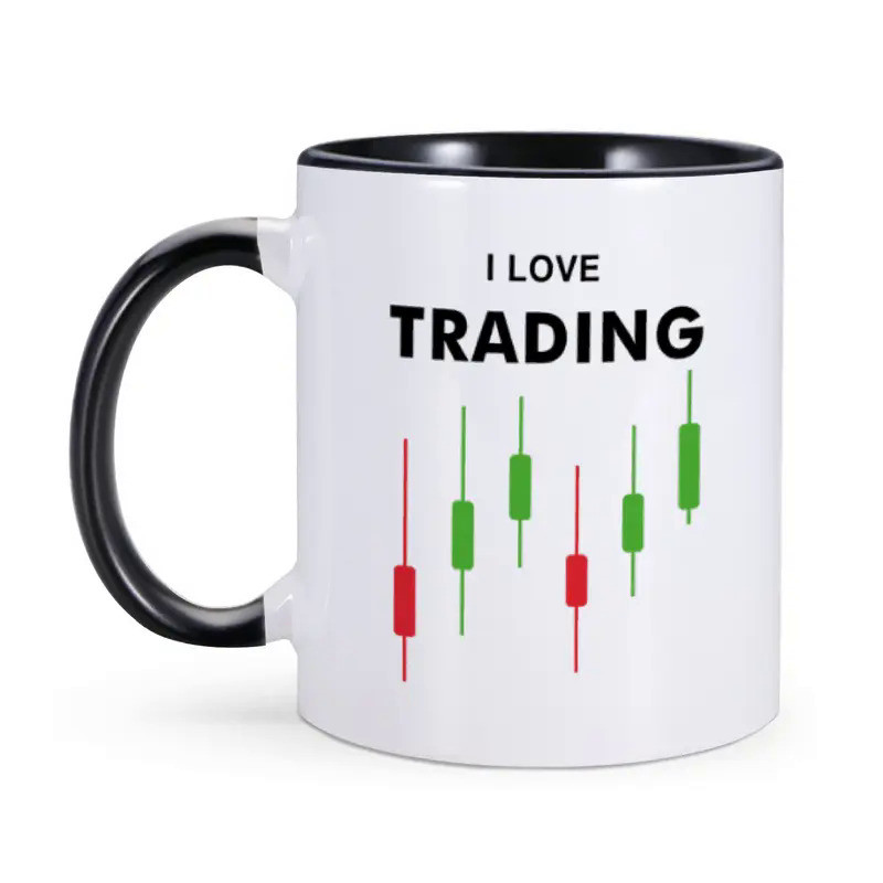Funny Traders Ceramics Mug I Love Trading Coffee Mugs Perfect Gift for ...