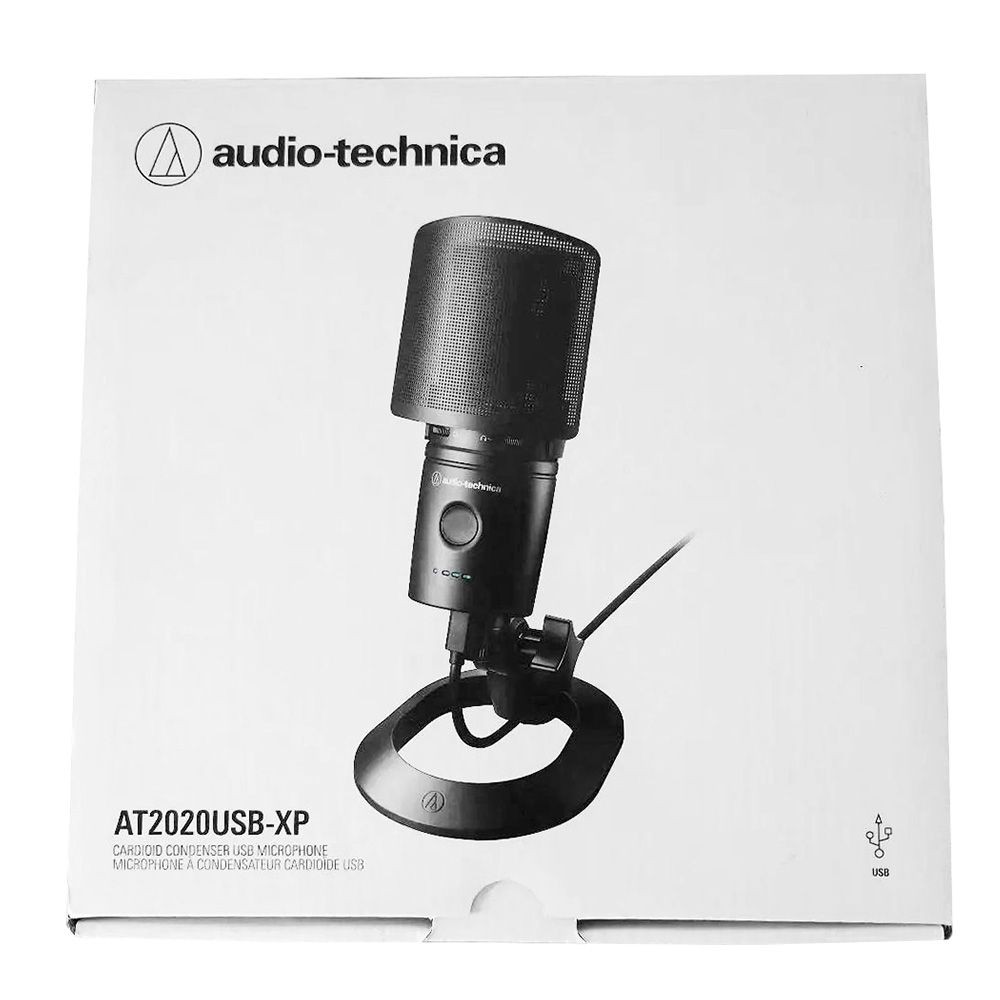 Audio-Technica AT2020USB-XP Cardioid Condenser USB Microphone, for PC ...