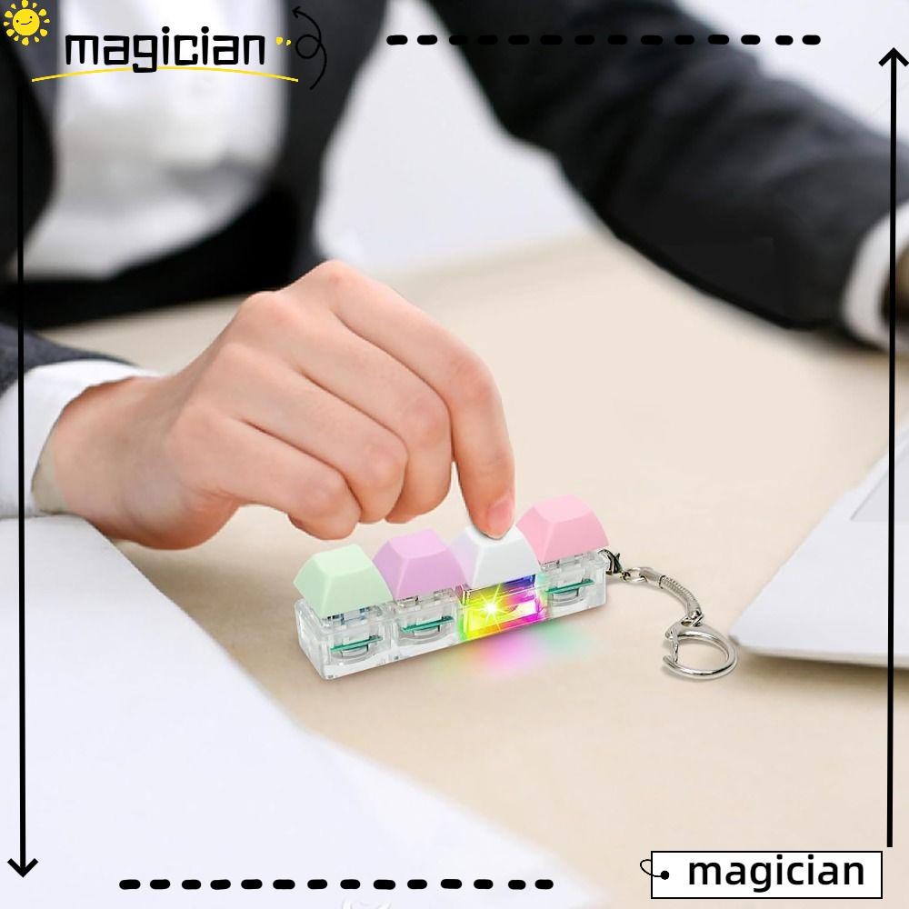Mag คีย์บอร์ด Fidget ของเล่น,พร้อมพวงกุญแจความวิตกกังวล Decompression ...