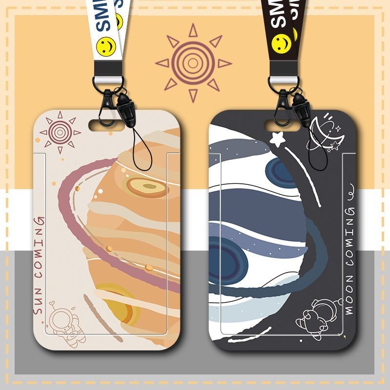 INS Creative Sun Moon Bus Card ซองใส่บัตรนักเรียนบัตรรับประทานอาหารบัตร ...
