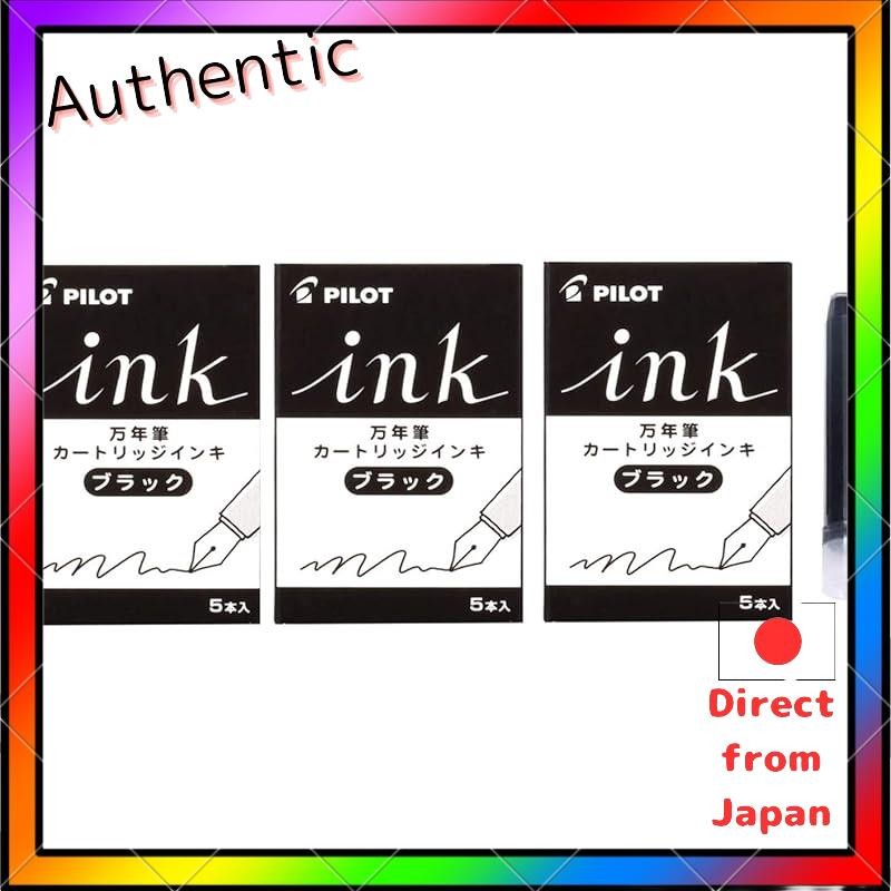 Pilot Fountain Pen Cartridge Ink 5-Pack Black | Shopee Thailand