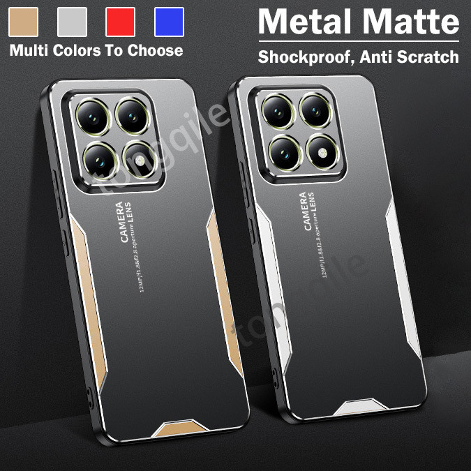 เคสโลหะสําหรับ Xiaomi Mi 14T Pro Mi14T Xiaomi14T 14TPro 5G 2024 Soft ...
