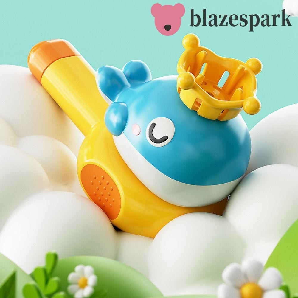BLAZESPARK ลูกบอลลอยของเล่นเป่า, 2 in 1 Whale ทรัมเป็ตเป่าบอลของเล่น,เกมการศึกษาของเล่นแบบพกพา ...