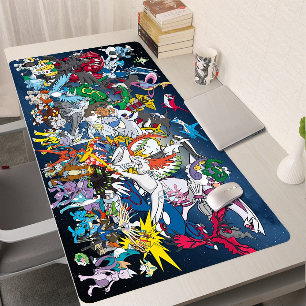 แผ่นรองเมาส์อะนิเมะขนาดใหญ่คีย์บอร์ดเกม Mousepad แผ่นรองเมาส์ ...