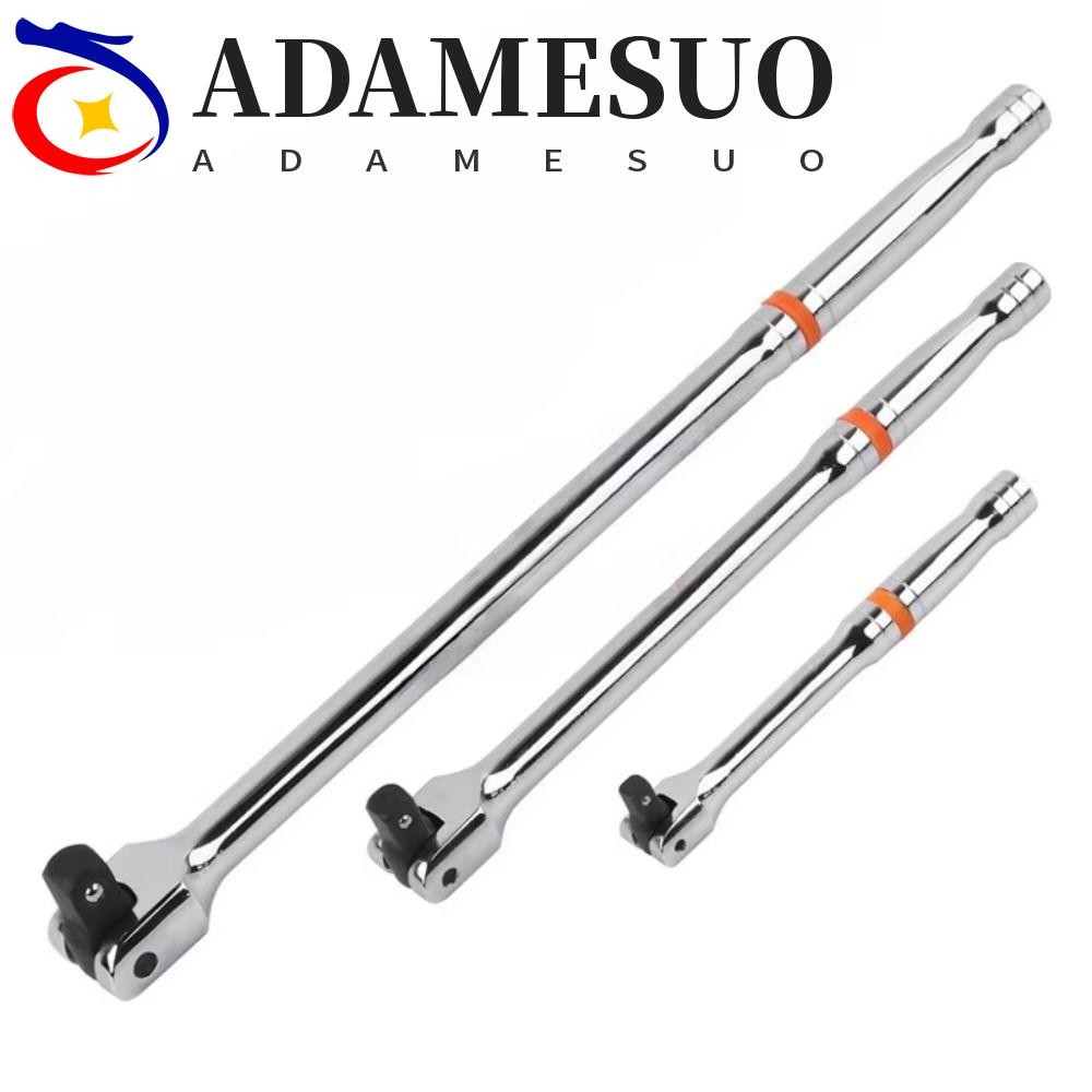 ADAMESUO 3 ชิ้น F ประแจจับพวงมาลัย, 180° ประแจกระบอกแรงบิดสูงหมุนได้ แบบพกพา 1/4 "3/8" 1/2 "ชุด ...