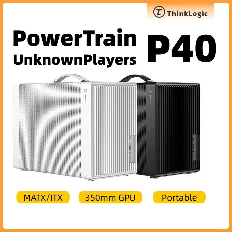PowerTrain P40 MATX/ITX Case Mesh Portable 迷你 台式电箱 350mmGPU | Shopee ...