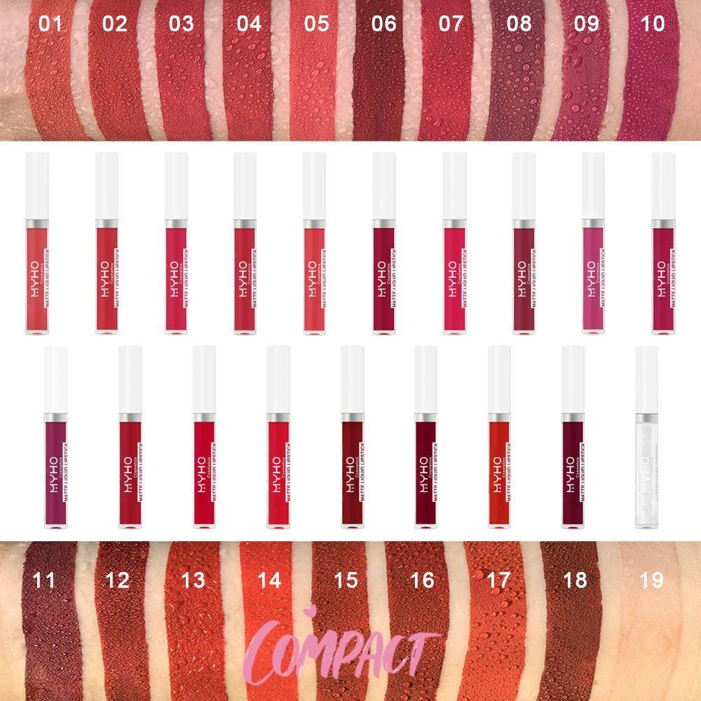 MYHO Mirror Lip Glaze ปลอดภัยส่วนผสม Skin Care Safe Matte Lip Gloss ...