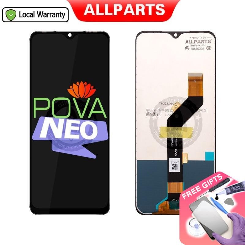Allparts สําหรับ TECNO POVA NEO LE6 Lcd Touch Screen Digitizer เปลี่ยน ...