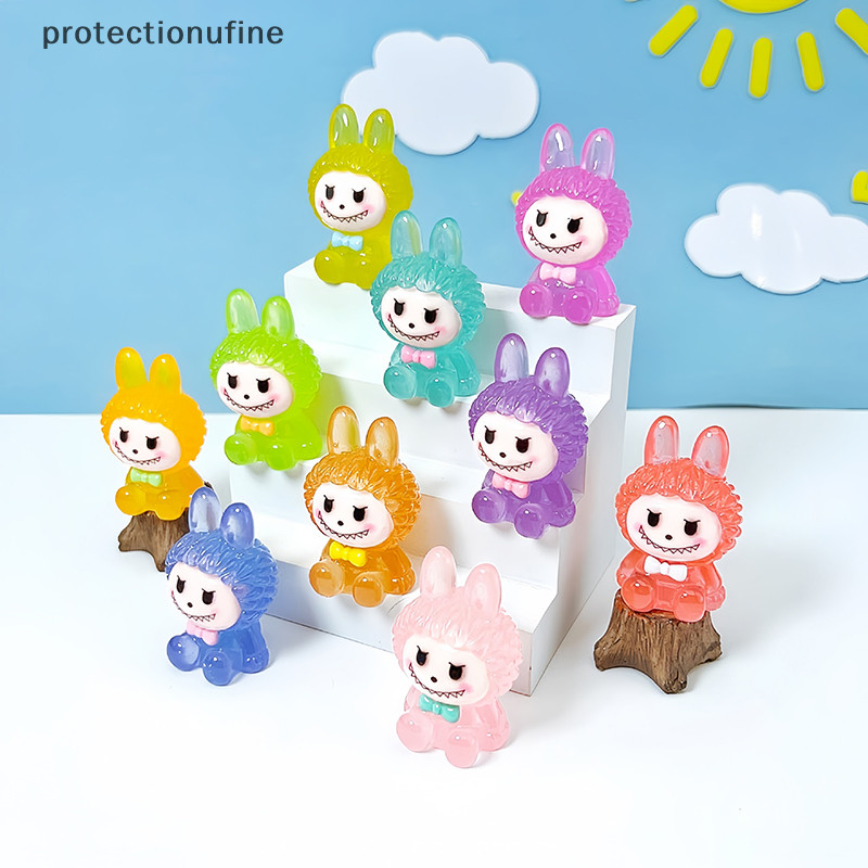 Prne Luminous Kawaii เด็กใหม่เรืองแสง LABUBU ของเล่น DIY เรซิ่นอุปกรณ์ ...