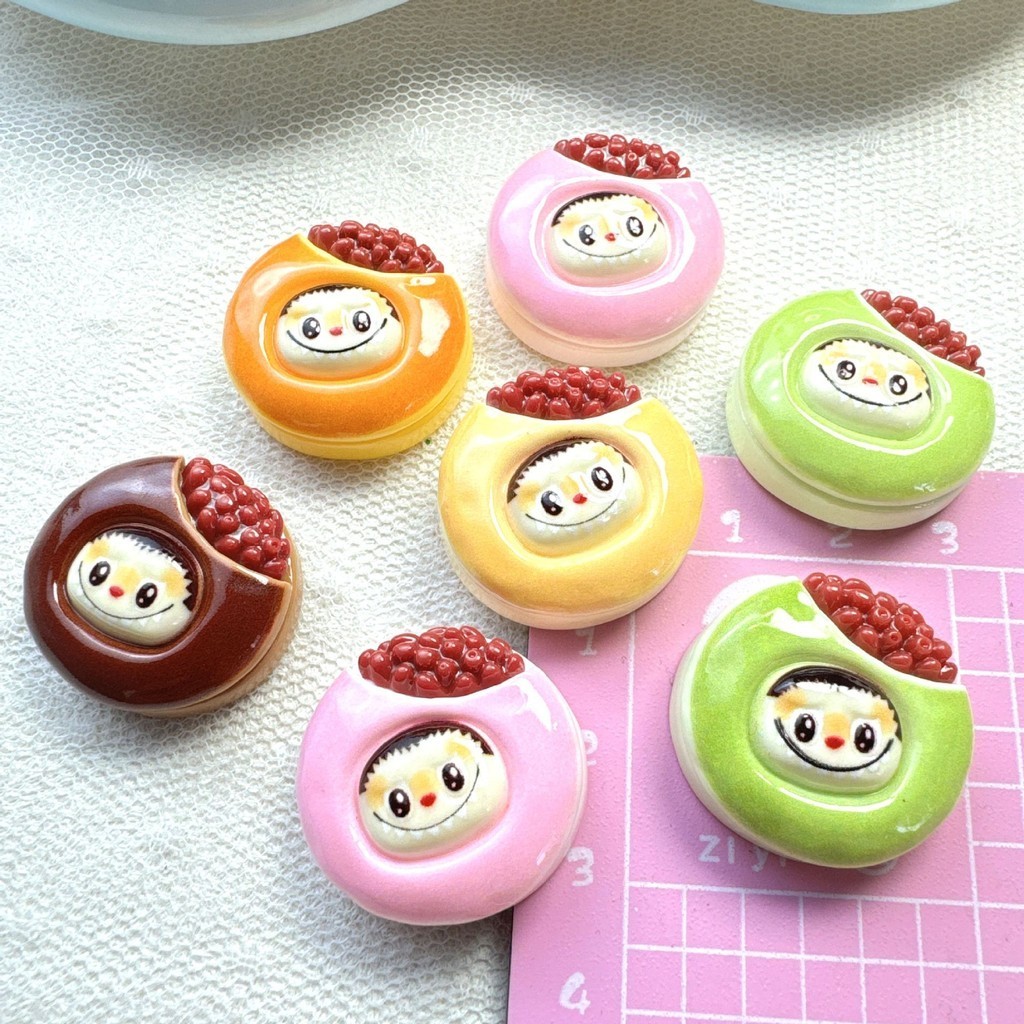 10 ชิ้น Labubu Bread เรซิ่น Charms สําหรับ DIY (7-273) | Shopee Thailand