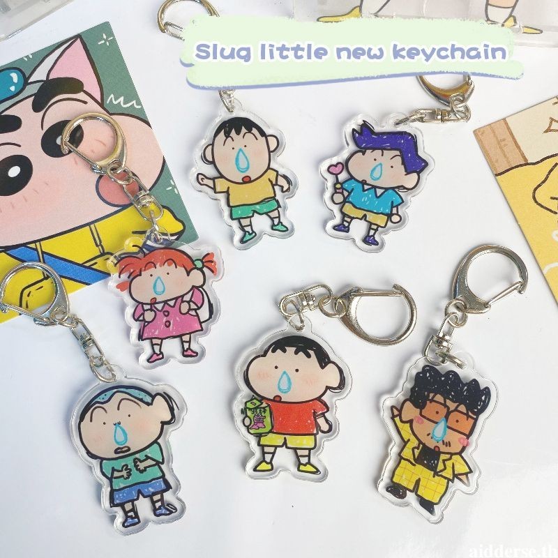 aidderse.thCreative จี้อะคริลิคตลก Snivel Crayon Shin-chan Key Chain ...