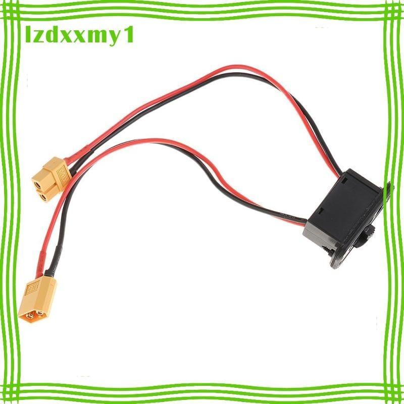 [ แบตเตอรี่ Lipo On Off Switch ขั้วต่อรุ่น XT60 พร้อมสายเคเบิล 200 มม. ...