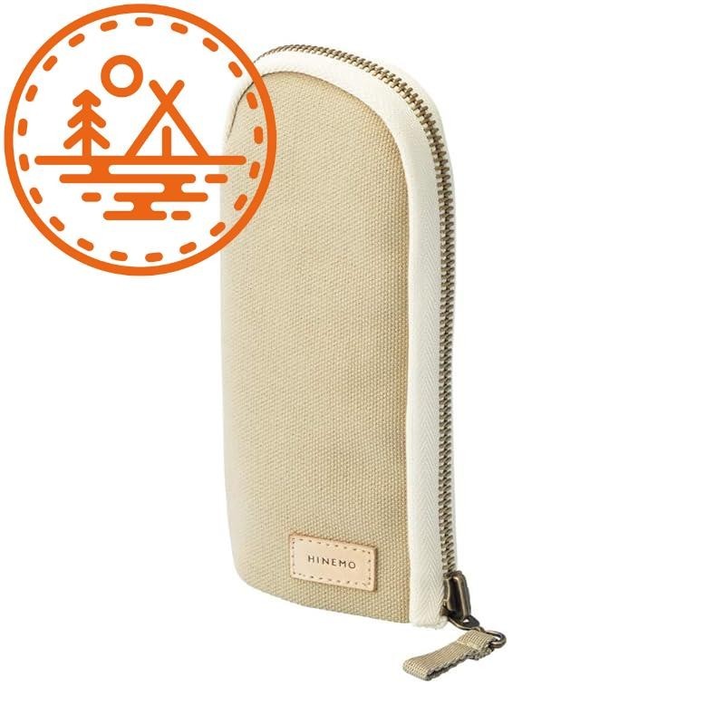 Lihit Lab HINEMO Stand Pen Pouch Beige S A7902-16 Lihit Lab HINEMO ...