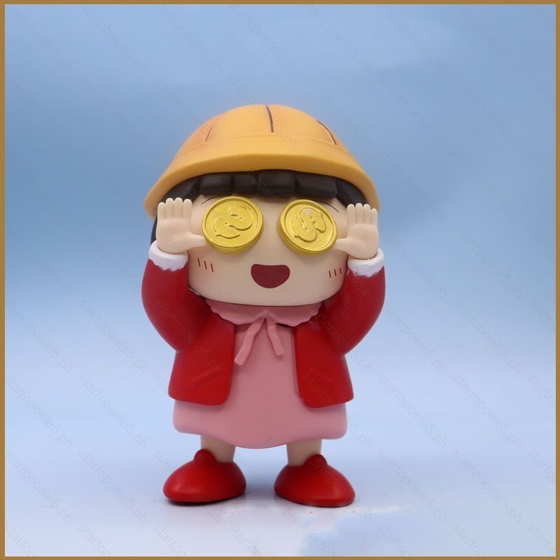 Sta5 Crayon Shin-chan Chibi Maruko-chan Action Figure Rich Maruko ...