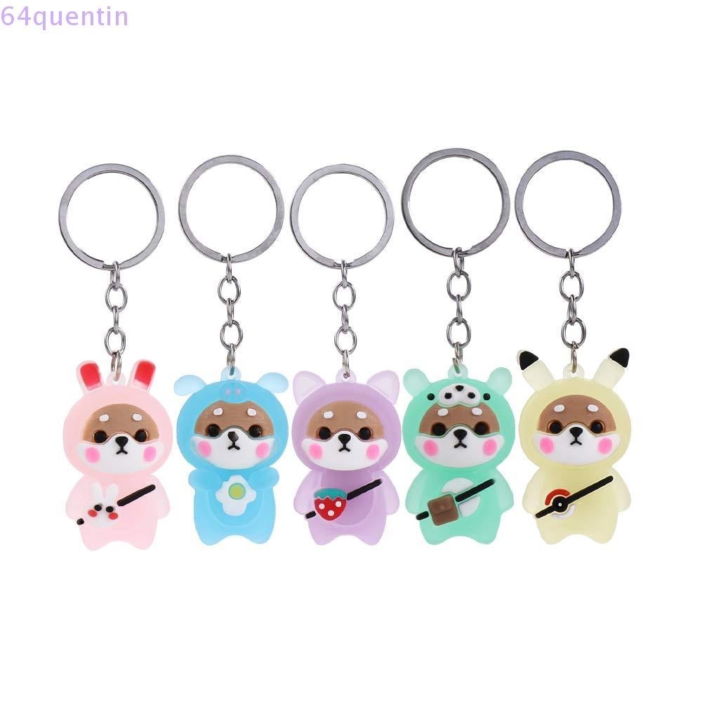 Quentin พวงกุญแจของขวัญตุ๊กตาน่ารักกระเป๋า Key Chain กระเป๋าสะพาย Shiba ...