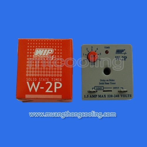 ตั้งเวลา ไทเมอร์แอร์แบบปรับได้ ยี่ห้อ WIP รุ่น W-2P ตัวหน่วงเวลาแบบตั้งเวลาได้ 0-6 นาที Solid ...