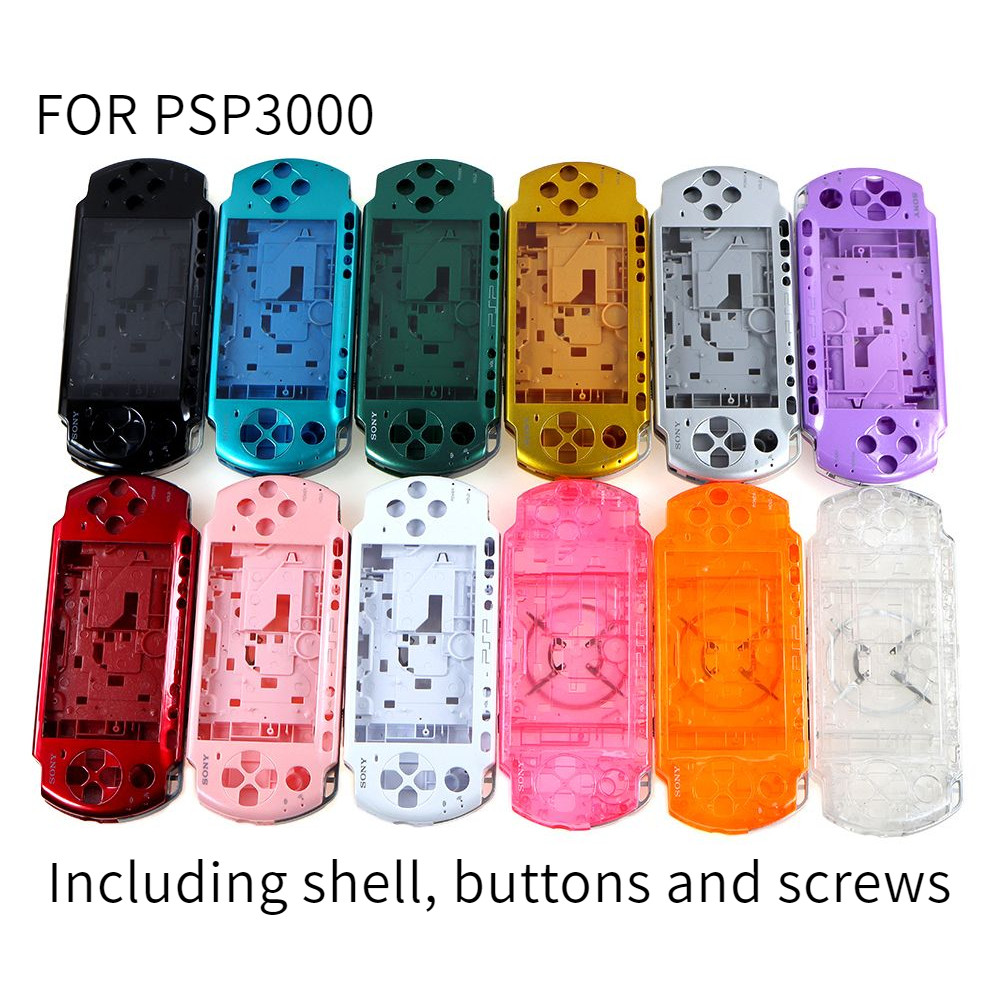 Psp3000 Host Full Set Case PSP 3,000 เคสทดแทนพร้อมปุ่มเชลล์และสกรู ...