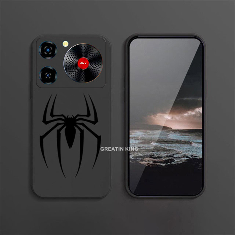แฟชั่น Cool สําหรับ ZTE Nubia Music Z2353 กรณีการ์ตูน Spider รูปแบบฝา ...