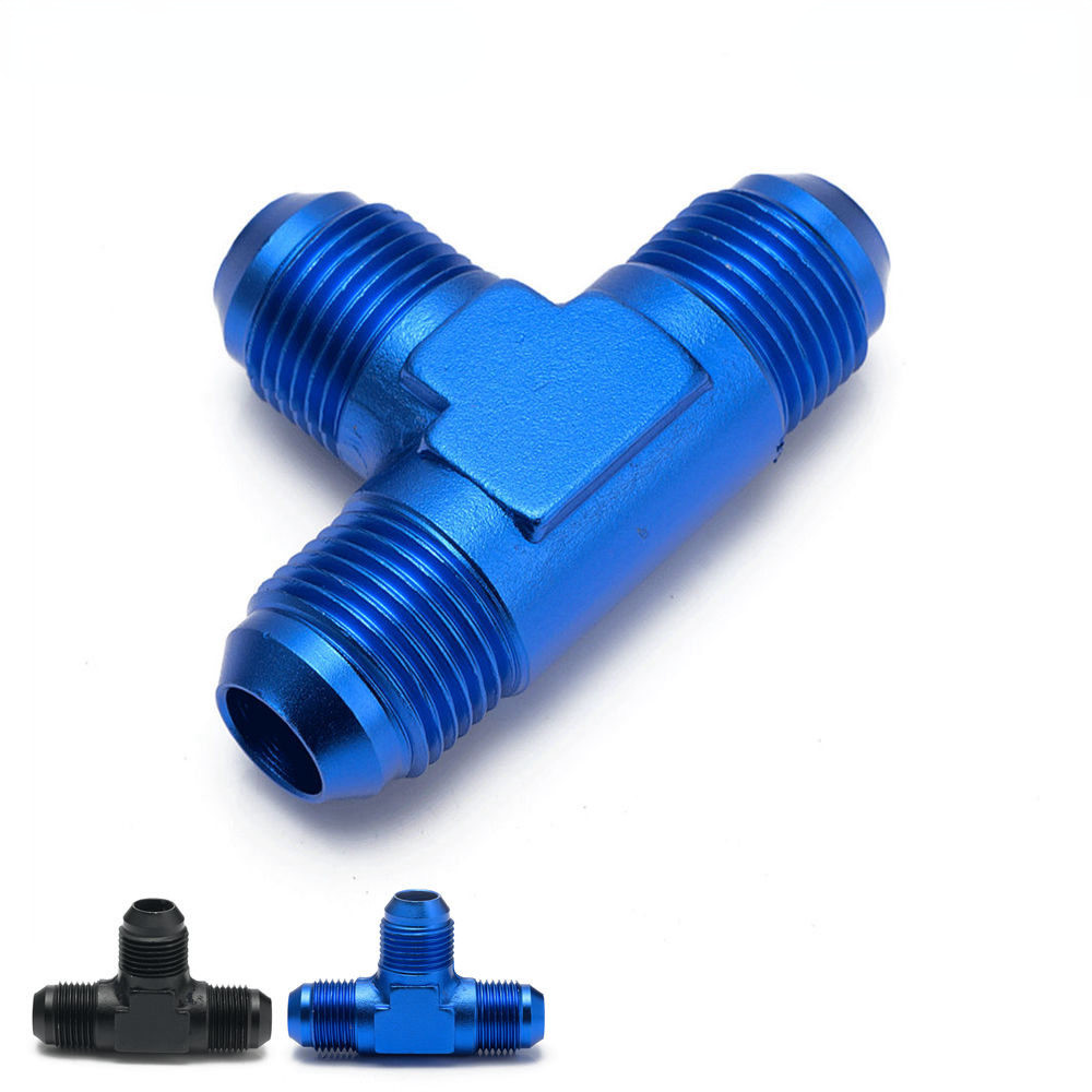 Epman AN-8 AN8 Flare Tee T Piece 3-Way Adaptor Aluminium Fit All Oil ...