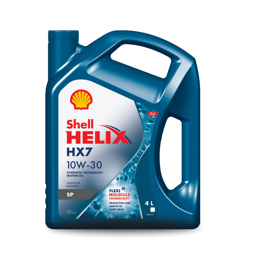 SHELL น้ำมันเครื่องเบนซิน กึ่งสังเคราะห์ Helix HX7 10W-30 (4 ลิตร ...