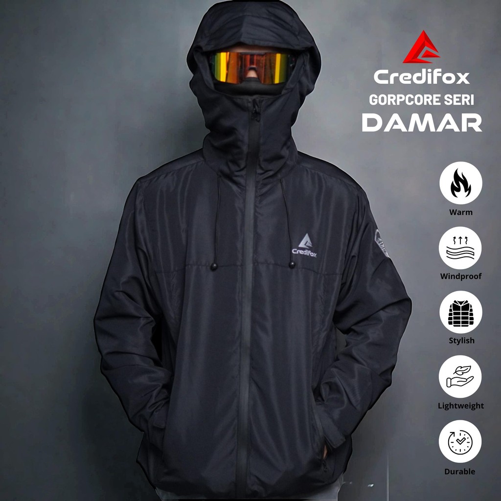 เสื้อแจ็คเก็ต Credifox Gorpcore Damar Series Jn วัสดุ Taslan พรีเมี่ยม ...