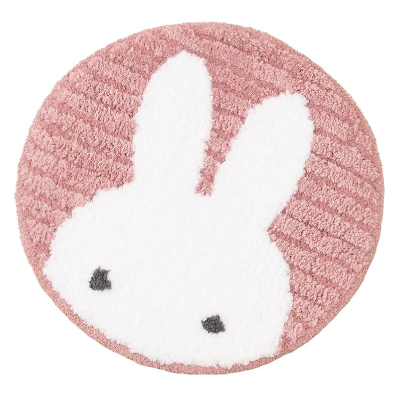《JAPAN》★Miffy Accent Rug - Pink 38cm diameter 72666 | Shopee Thailand