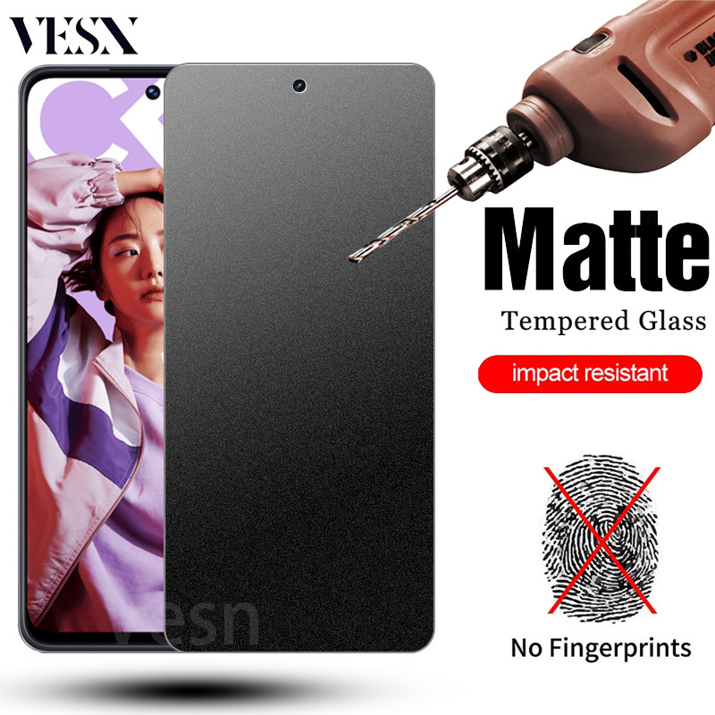 ฟิล์มกระจกเต็มจอแบบด้านรุ่น Realme 14x 13 13+ 12 12+ 12x 11 11x 10 9 8 C75x C67 C65 C63 C61 C55 ...