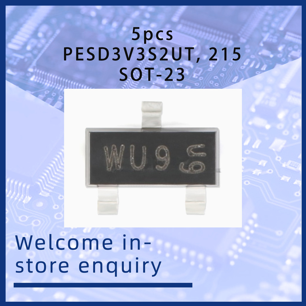 5 ชิ้น PESD3V3S2UT, 215 SOT-23 3.3V Surface Mount ไดโอด ESD | Shopee Thailand