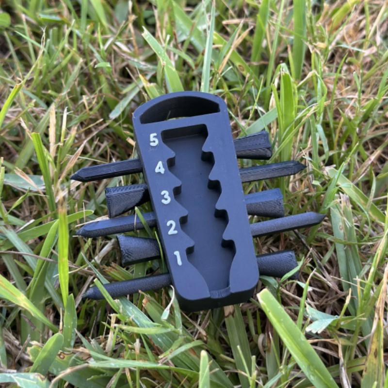 PUFANG Golf Tee Adjuster พร้อม 3D พิมพ์ Tee Setter พกพาสำหรับการฝึกฝน ...