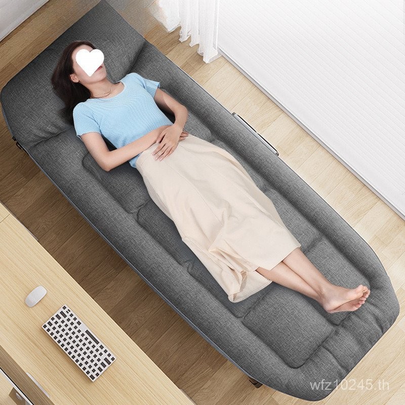 Simple Lunch Break Nap Integrated Single Mattress Camp Bed Metal ...