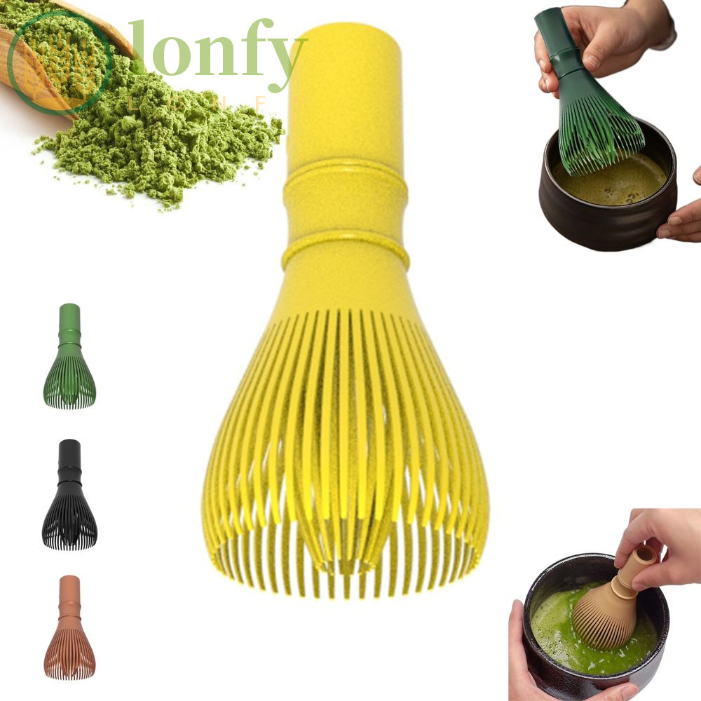 LONFY Matcha Whisk, PP Japanese Green Tea Powder Whisk, เวอร์ชันแบบดั้งเดิมแบบพกพานํากลับมาใช้ ...