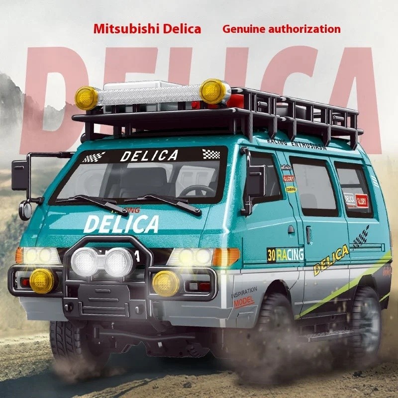 JXC Rc 1:24 Full Scale รถจําลอง 4 ล้อ Delica พร้อม Controllable ไฟหน้า ...