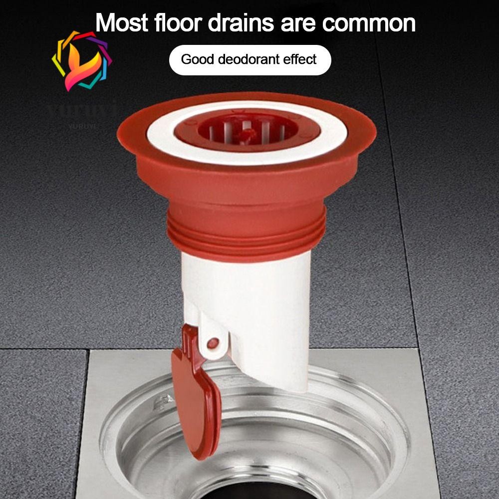 YURUYI ท่อระบายน้ําชั้นอาบน้ํา, ABS Dectable Sink Filter, Backflow Preventer Universal Anti ...