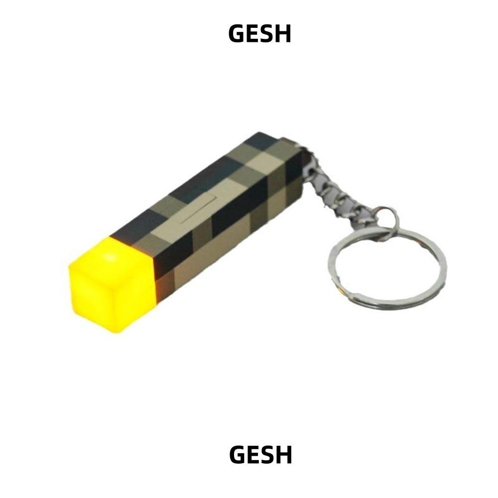 ไฟฉายเล่นเกมแบบพกพา GESH MC, Mini LED พวงกุญแจสำหรับห้อย, ชาร์จบัตรและ ...
