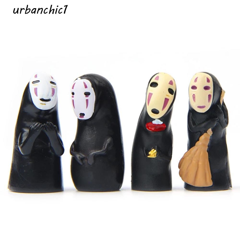 URBANCHIC Faceless Man 4 PCS การ์ตูนญี่ปุ่น Kawaii คอลเลกชันของขวัญคอลเ ...
