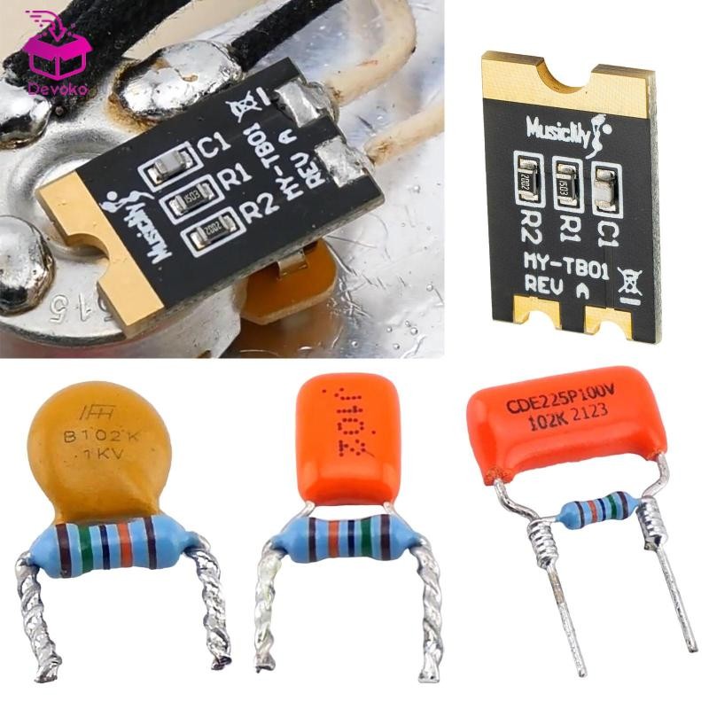 [chiwanji2mf] กีตาร์ไฟฟ้า Treble Bleed Capacitor และชุดต้านทานที่ ...