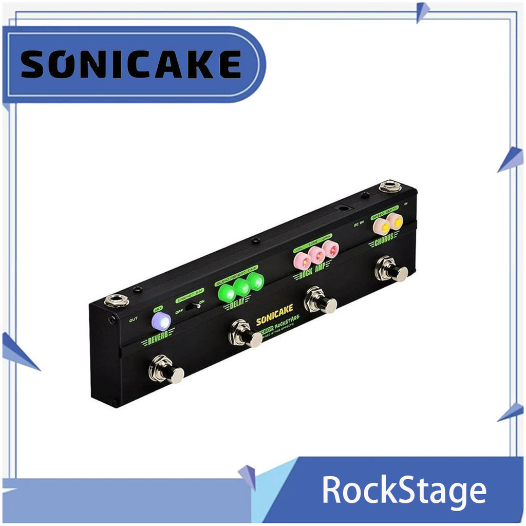 SONICAKE RockStage Delay Reverb Chorus Multi-Effects ตู้บิดเบือนพร้อม ...