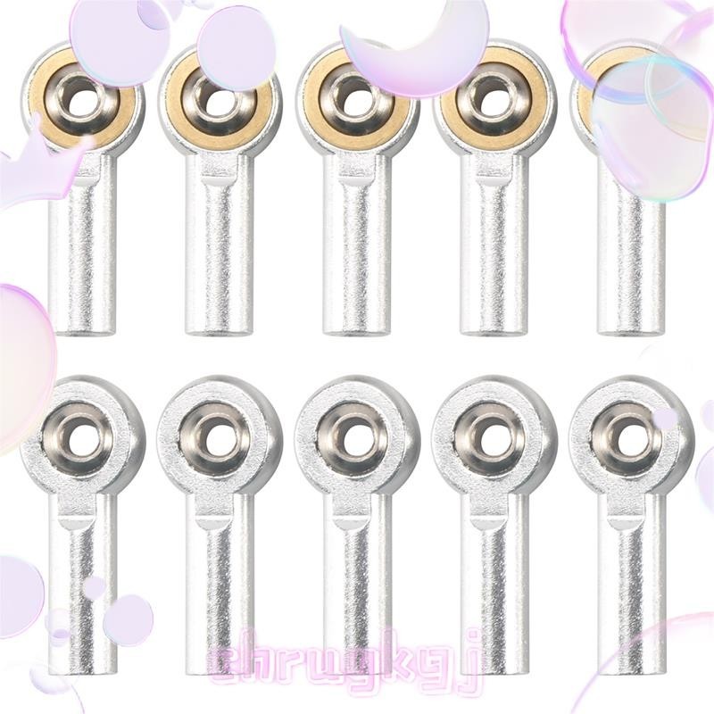 10 ชิ้น M4 โลหะ Tie Push Link Rod End Joint Ball Head Holderfor 1/10 RC รถบรรทุก Buggy Crawler ...