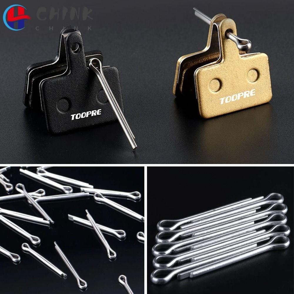 Chink 40 ชิ้นจักรยานดิสก์เบรกล็อค Pins, เงิน 4 ซม.แยก Pin, ทนทาน Fixing ...