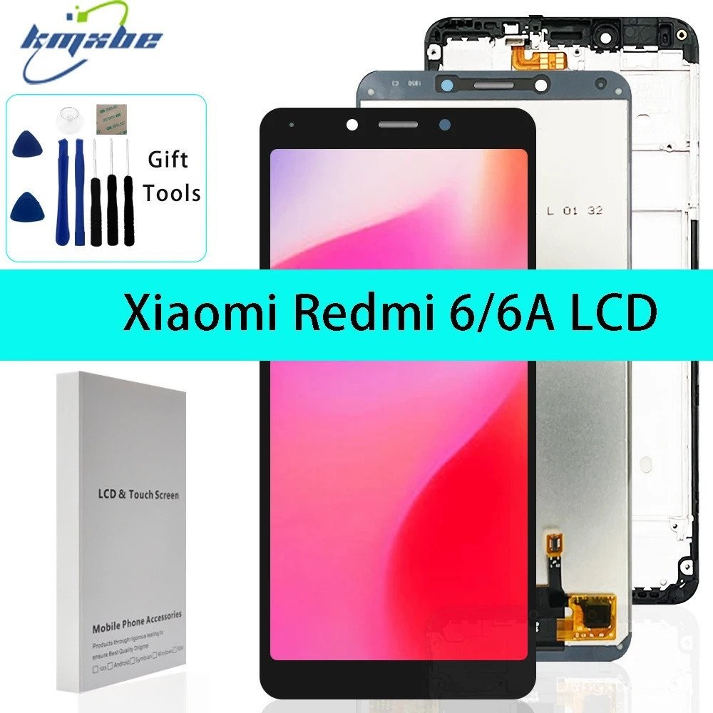 [พร้อมส่ง] 5.45 "เดิม LCD สำหรับ Xiaomi redmi 6A LCD จอแสดงผลหน้าจอ ...
