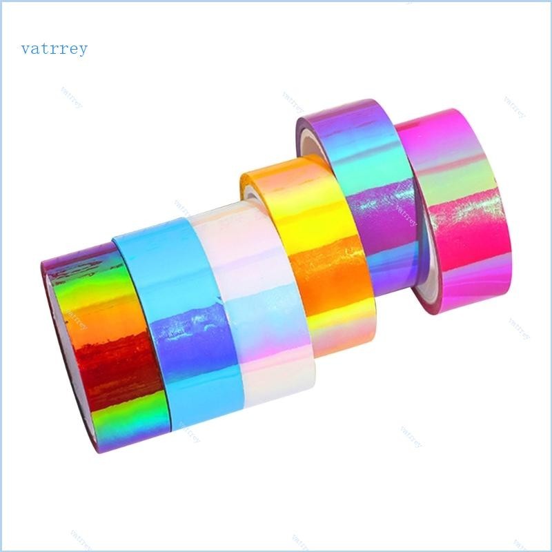 Va 6 ชิ้นสี Masking Tape Set Multi-Uses Masking Tape กระดาษเหนียวหลายสี ...