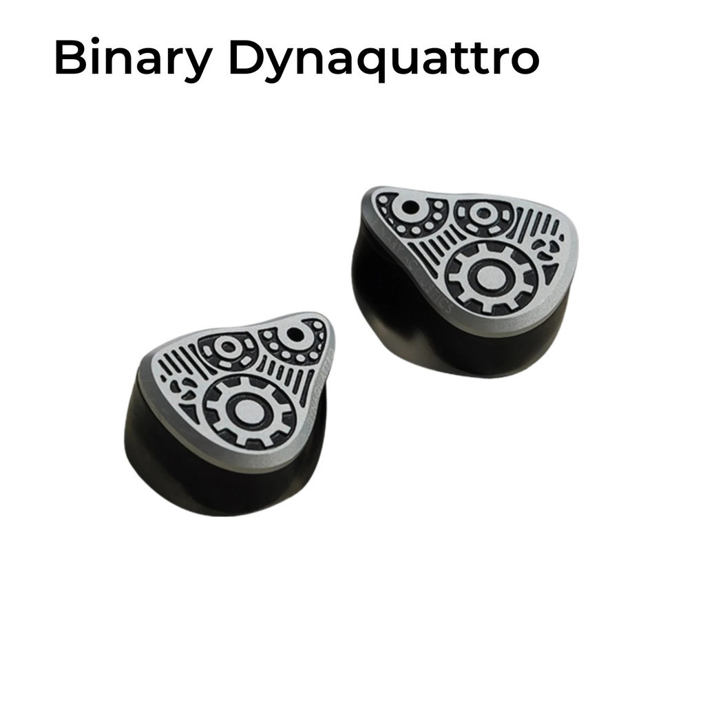Binary Dynaquattro 4 ไดร์เวอร์แบบไดนามิก IEMs 3DD + 1 Passive ไดอะแฟรมหูฟังชนิดใส่ในหูพร้อมปลั๊ก ...