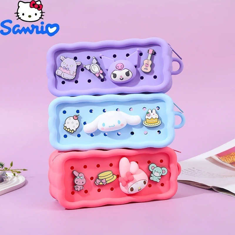 SANRIO ใหม่sanrioซิลิโคนดินสอกรณีน่ารักhello Kitty Cinnamoroll Melody ...