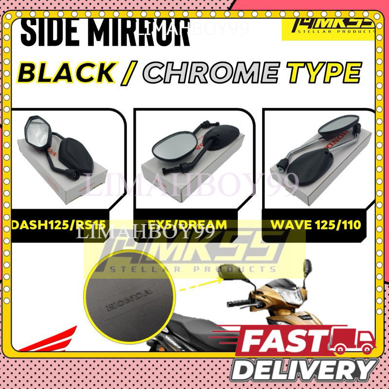 Future WAVE110 EX5 FI DASH HONDA EX5 DREAM CLASS WAVE125 RS150 GBO C70 VIEW MIRROR / CERMIN SISI ...