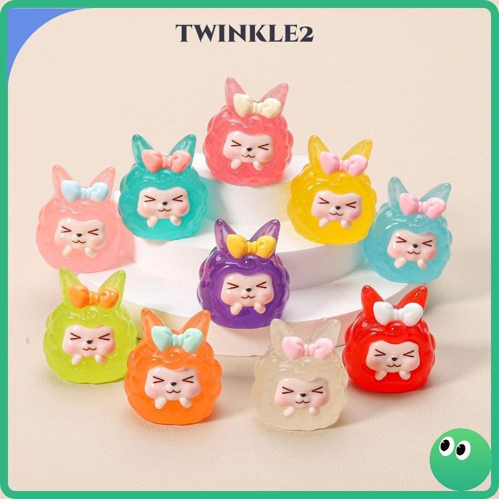 ตุ๊กตาเรซิ่น กุทัณฑ์ เรืองแสง แฝด กาวหยด กระบวนการ กาวครีม เครื่องประดับรถยนต์การ์ตูน น่ารัก ...