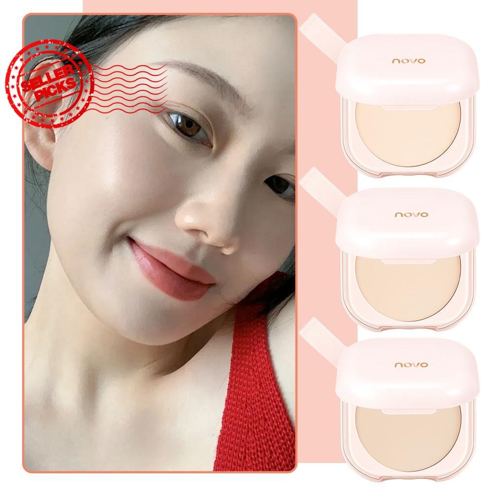 Novo Oil Control Makeup Setting Powder Waterproof Pressed Powder Face ...